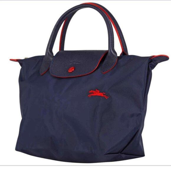 Longchamp | Bags | New Longchamp Le Pliage Club Navy Tote Bag Nwt ...